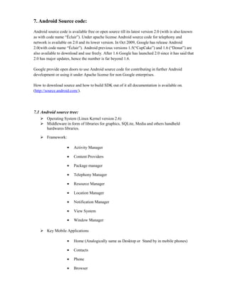Google android white paper | PDF