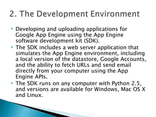 Google App Engine - Overview #1 | PPT