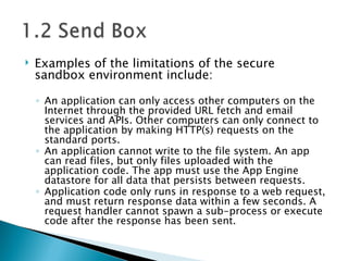Google App Engine - Overview #1 | PPT