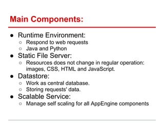 Google appengine | PPT