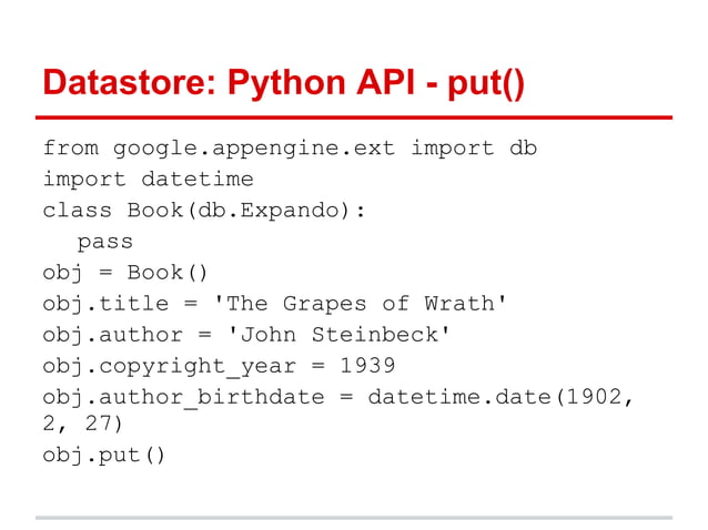 Google appengine | PPT