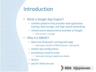 Introduction to Google App Engine | PPT