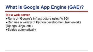 Google App Engine 7 9-14 | PPT