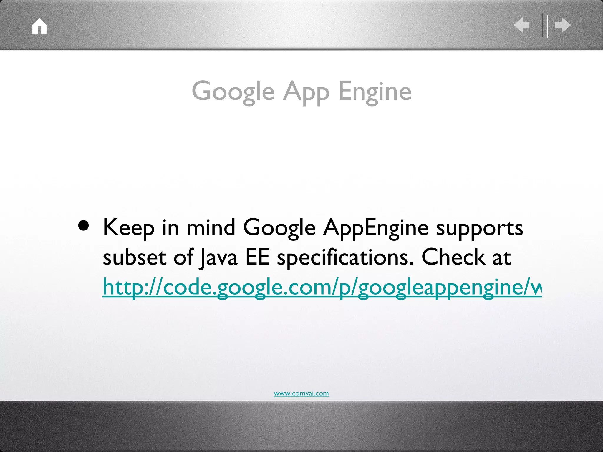 Google app engine example apps | PPT