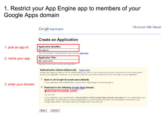 Google App Engine Google Apps | PPT