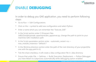Setting Up Development Environment For Google App Engine & Python | Talentica | PPT