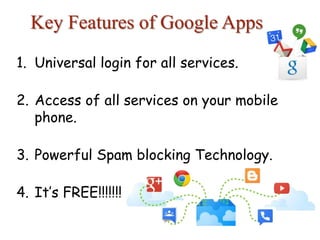 Google apps and Google classroom | PPTX