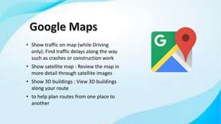 welcome to presentation on Google Apps | PPTX