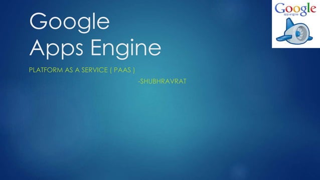 Google apps engine | PPT