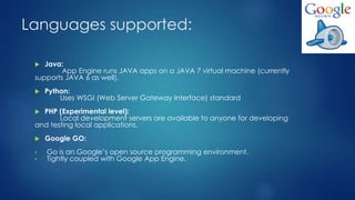 Google apps engine | PPT