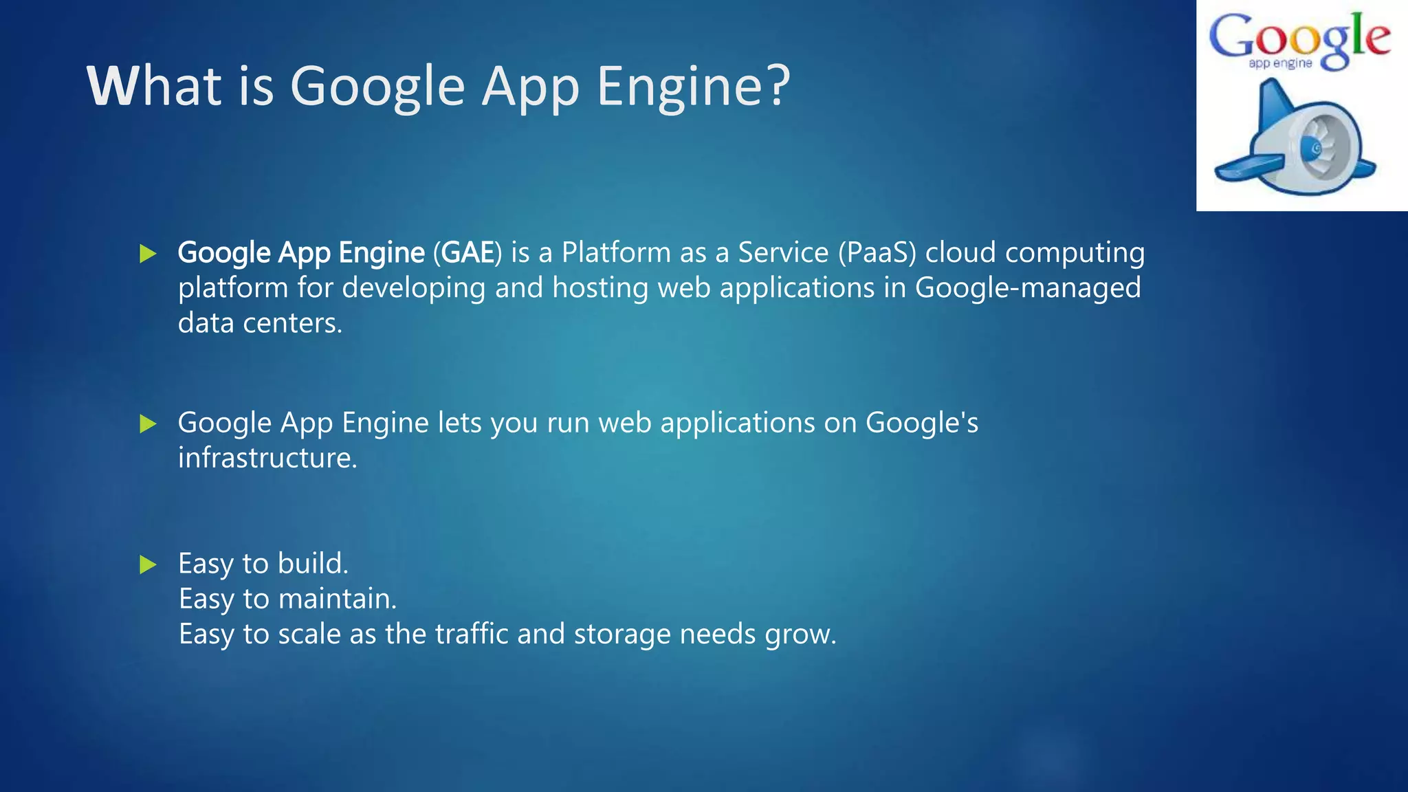 Google apps engine | PPTX