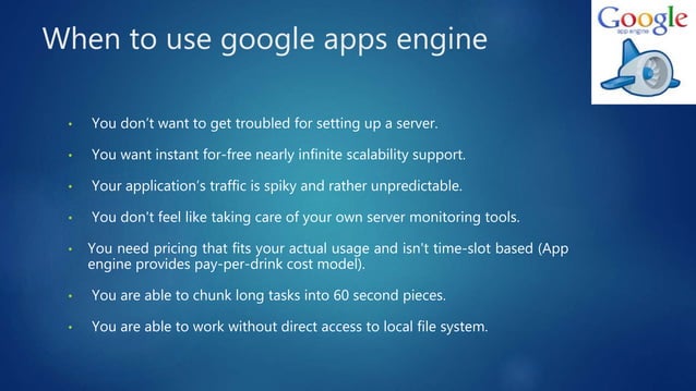Google apps engine | PPTX