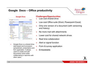 Google Apps Use Cases | PDF