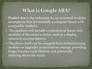 Google ara project | PPT