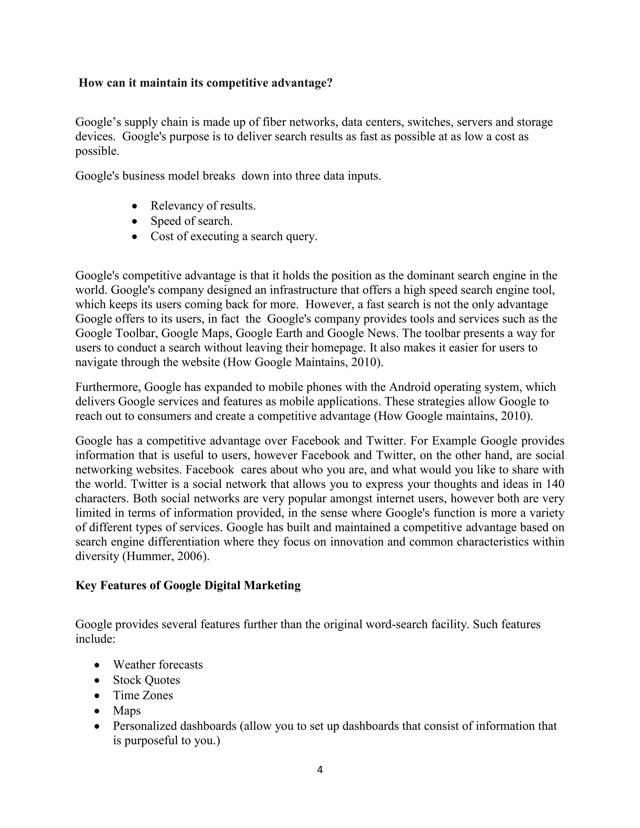 Google assignment | PDF