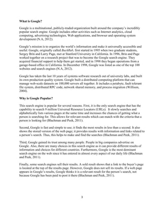 Google assignment | PDF