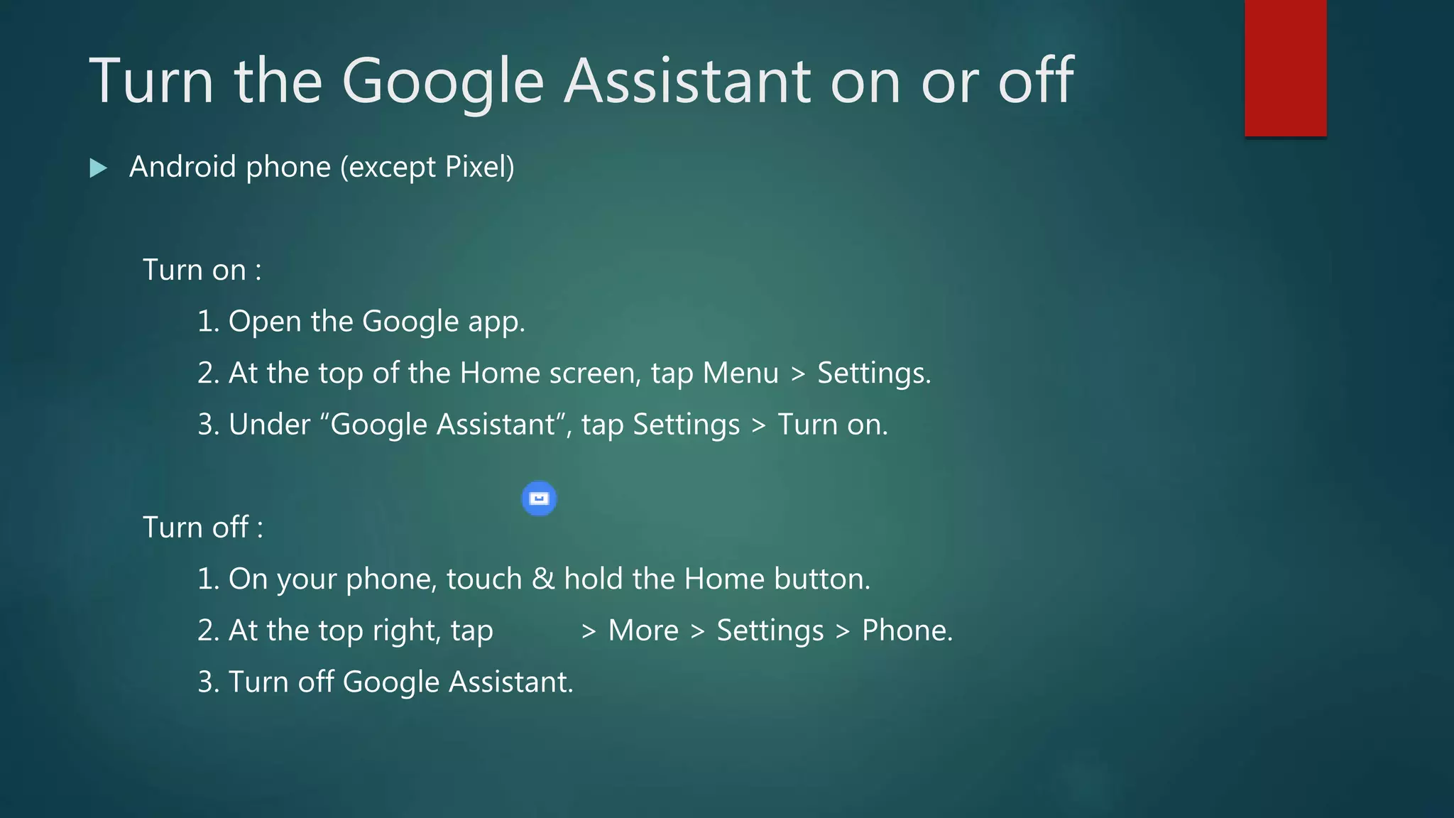 An Overview of Google Assistant | PPTX