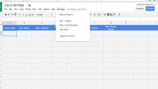 Google automation | PPTX | Email | Internet