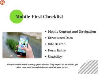A complete guide about Google Mobile First Index | PPT