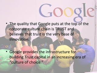 Google (best place to work) | PPT