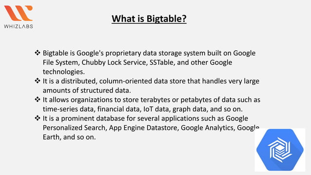 Google Bigtable | PDF