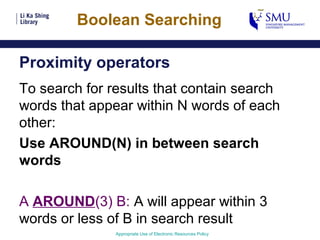 Boolean Searching in Google | PPT