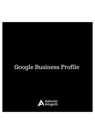 Google Business Profile | PDF