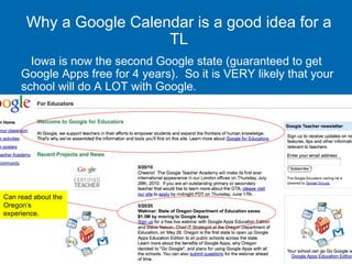Google calendar | PPT