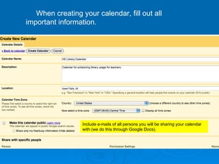 Google calendar | PPT