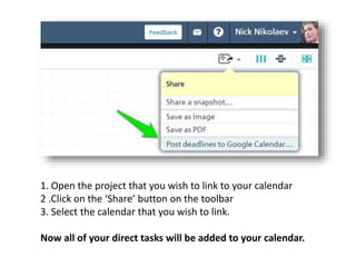 Google calendar integration | PPT