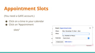 Google Calendar Para organizar mi trabajo.pptx