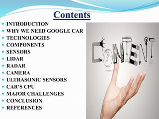 Google car (self driving car ) | PPTX | Driverless Cars | Auto Type