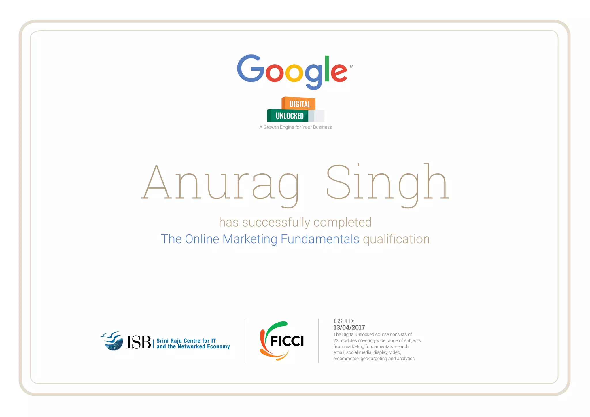 Google certificate | PPT