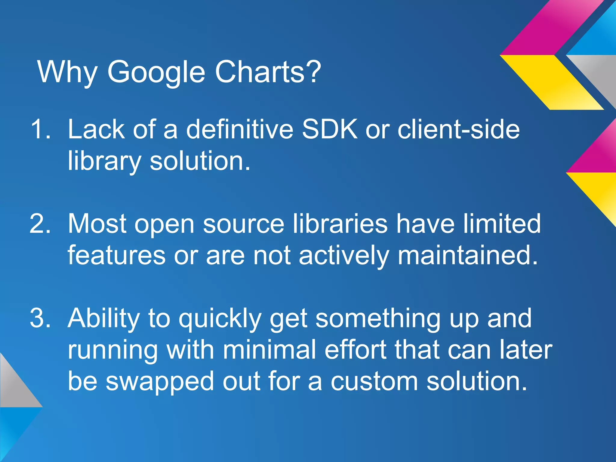 Google Charts for native Android apps | PPT