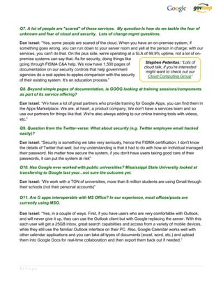 Google Chat Summary | PDF