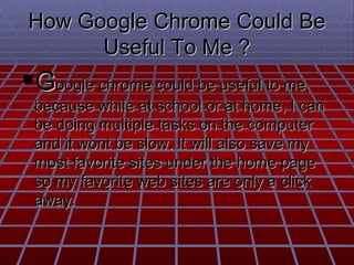 Google Chrome | PPT