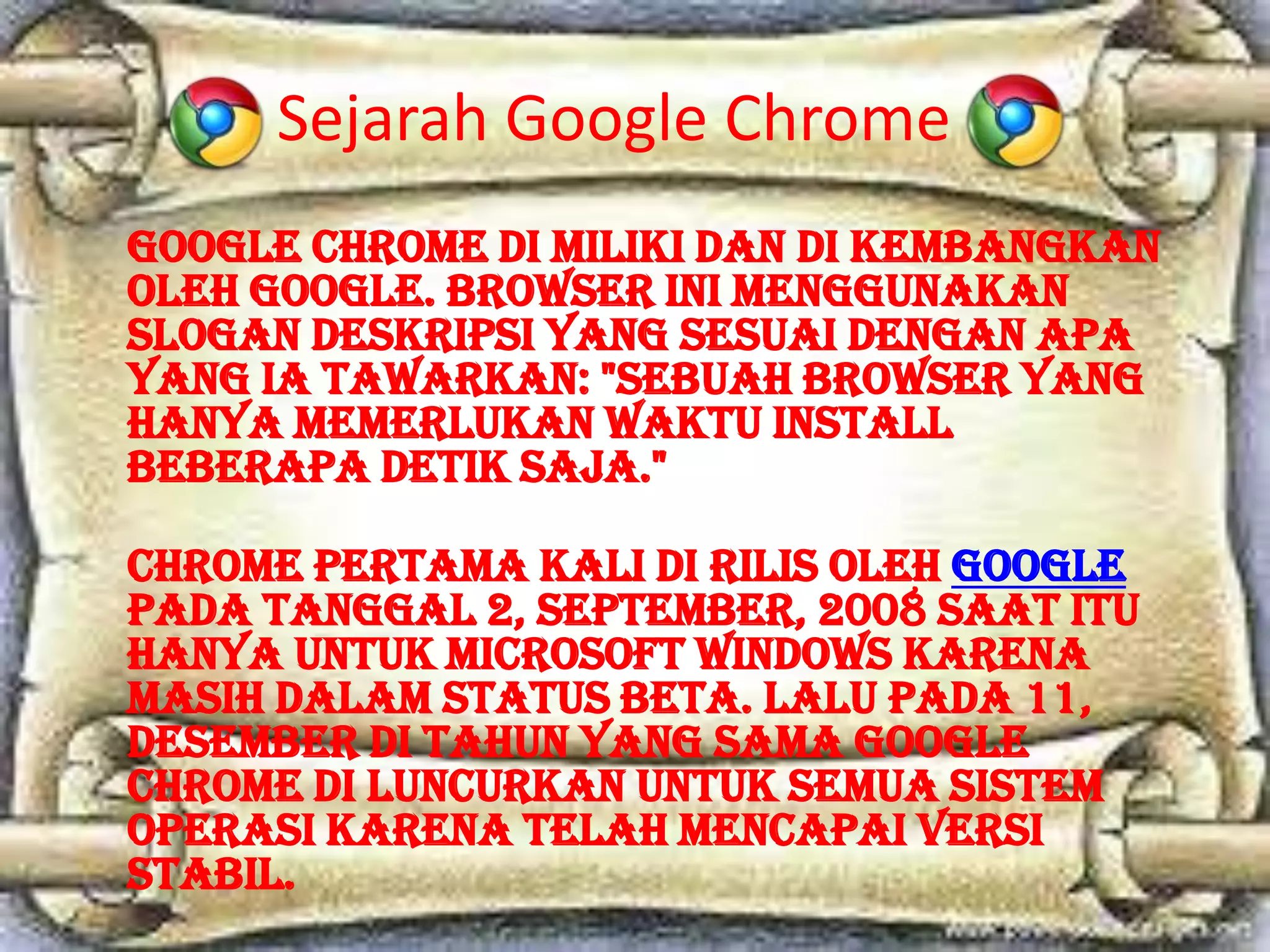 Google Chrome | PPTX