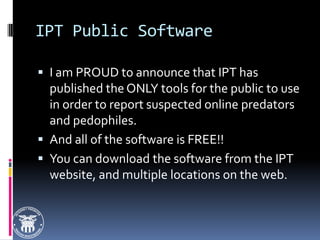 Pedophile Reporter Google chrome extension | PPTX