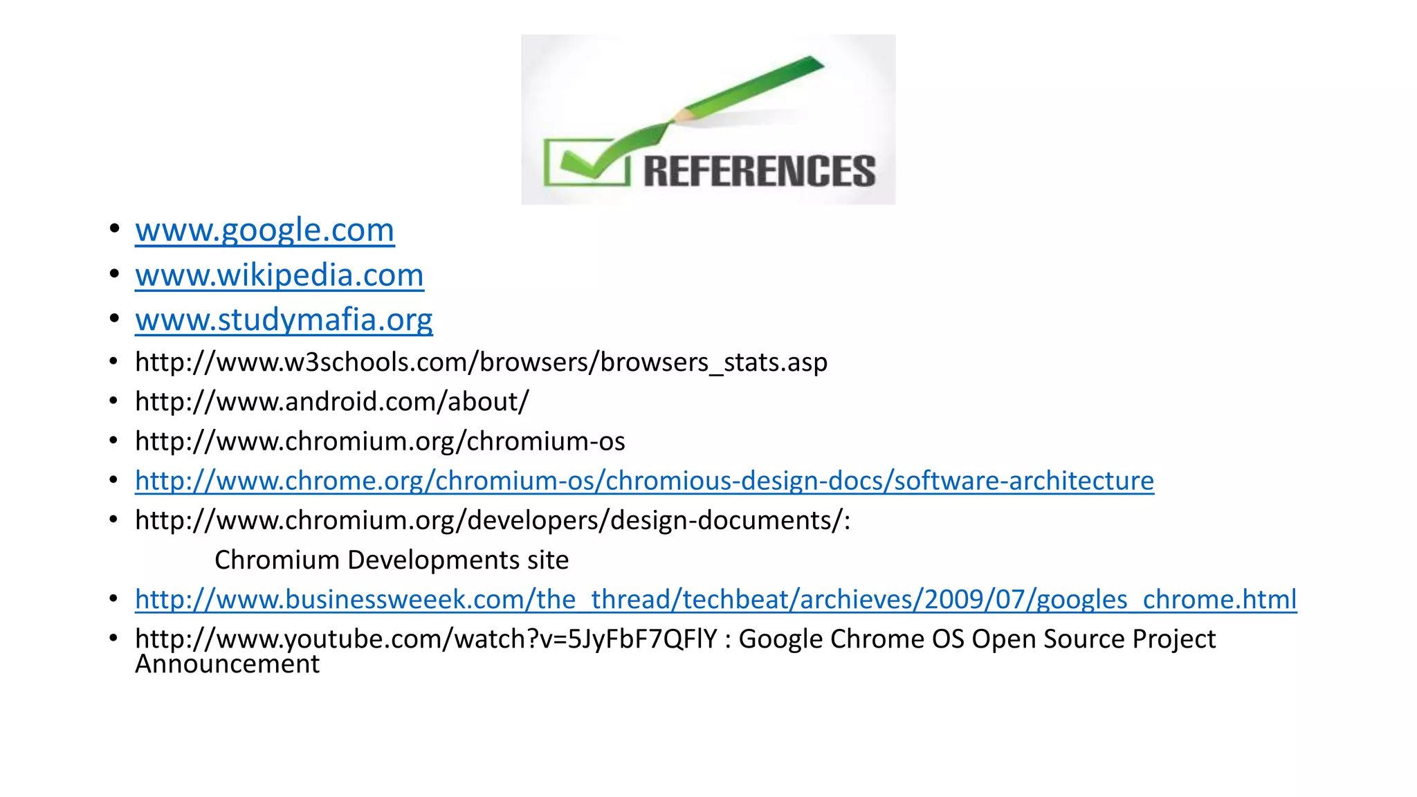 Google chrome operating system | PPTX