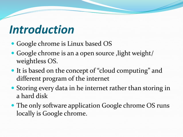 Google chrome operating system.ppt