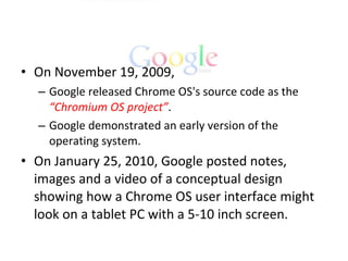 An Introduction to Google Chrome OS.......... | PPT