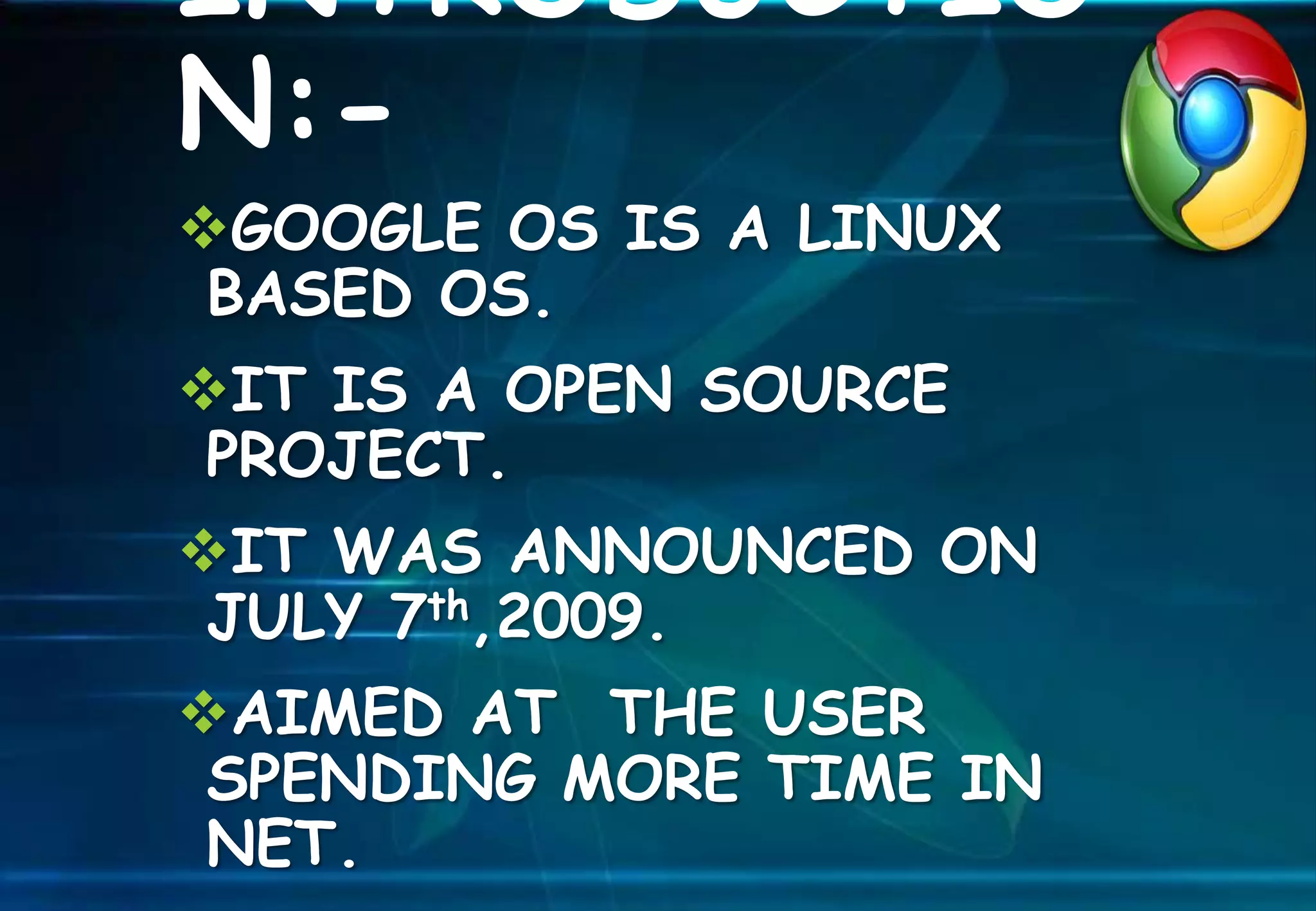 Google chrome os | PPTX