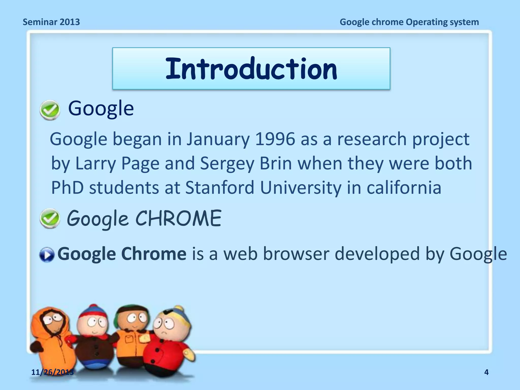 Google chrome os | PPTX