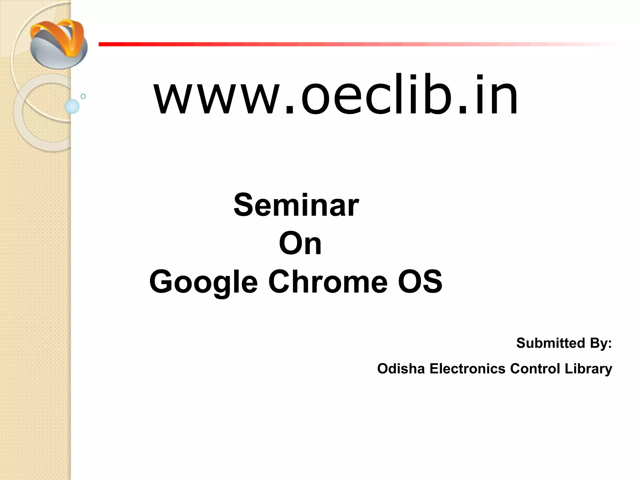 Google chrome os | PPT