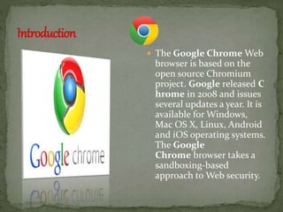 Google chrome | PPTX
