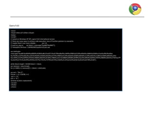 Google chrome presentation | PPT