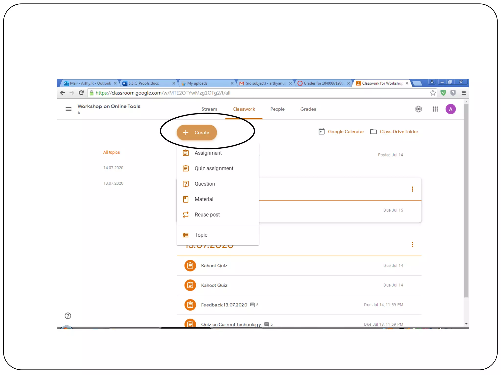 Google classroom | PDF | Homework and Study | Education