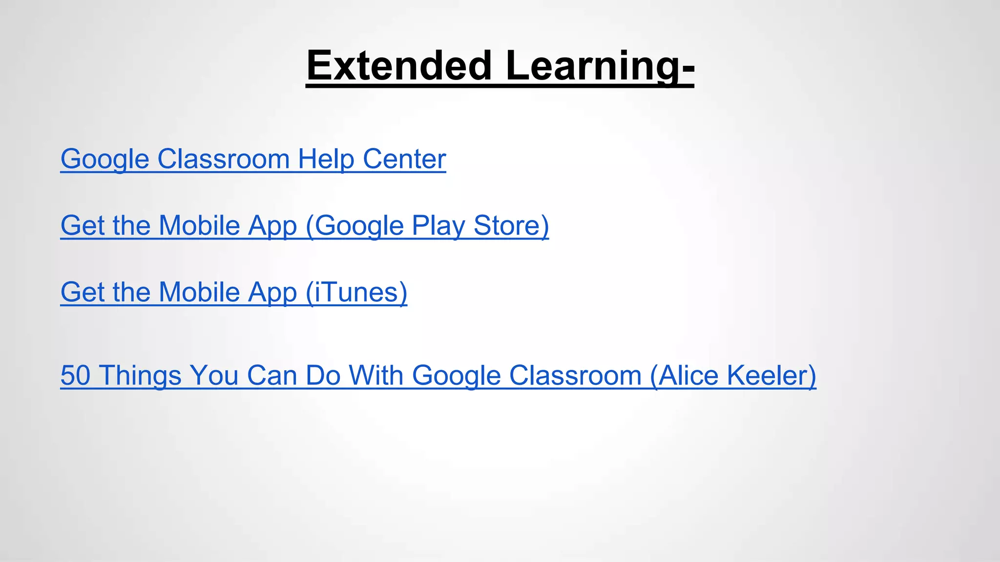Google classroom final | PPT