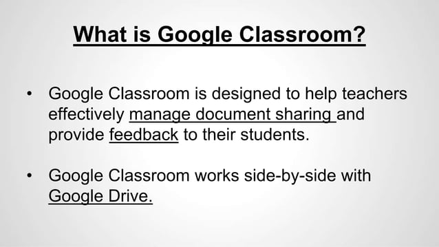 Google classroom final | PPT