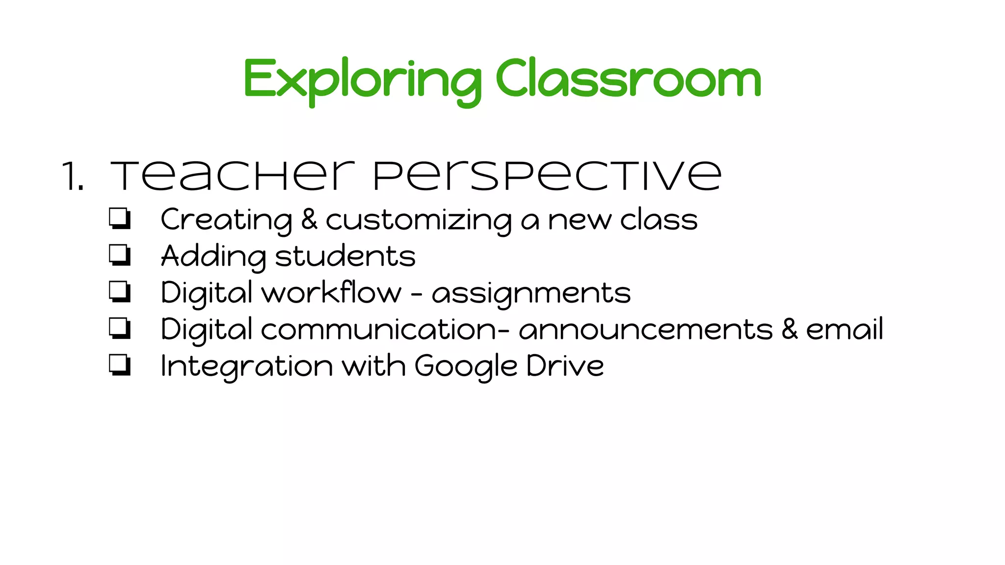 Introduction to Google Classroom | PDF